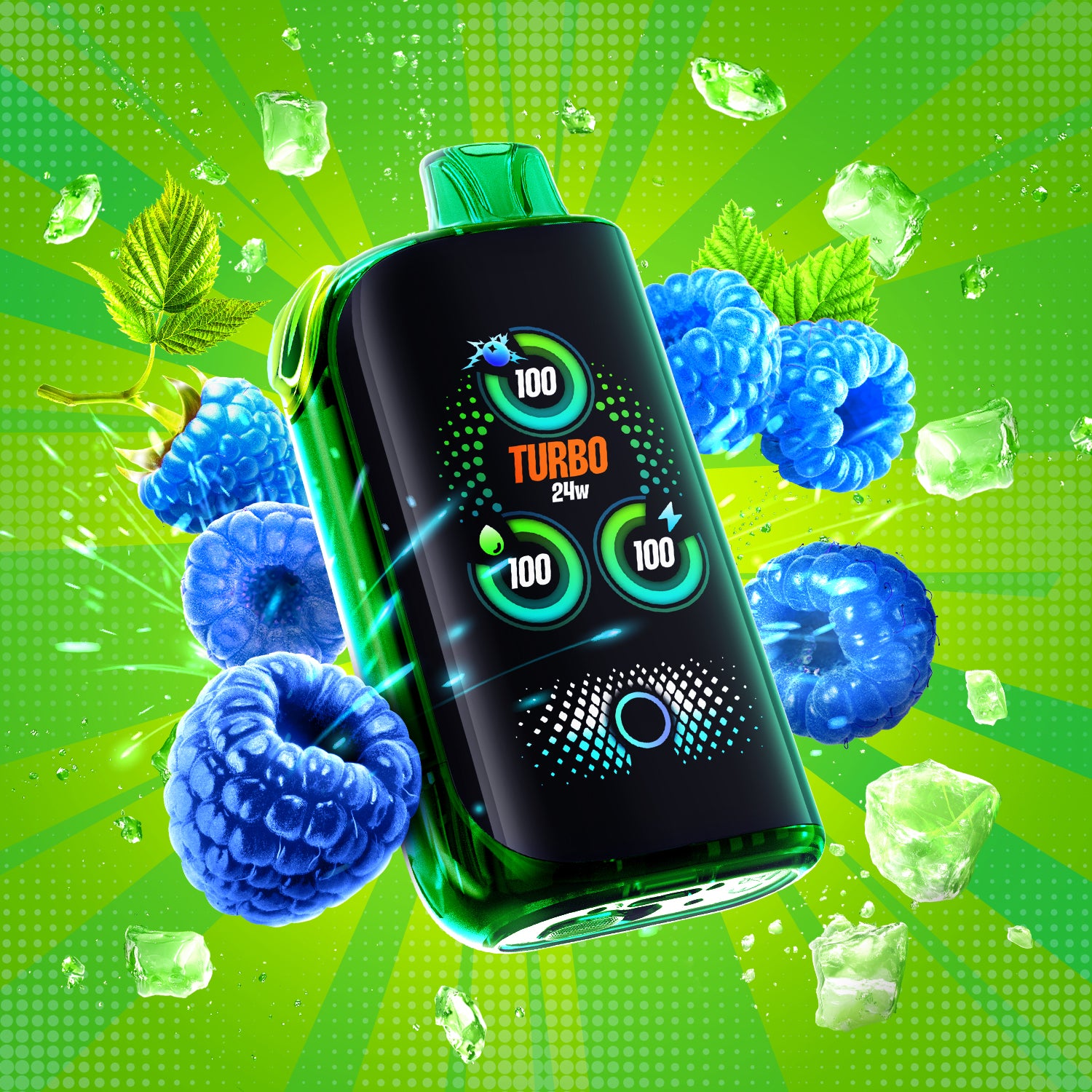Drip'n X Fasta Blast - Blue Razz Ice (ON) – ENVI Vape